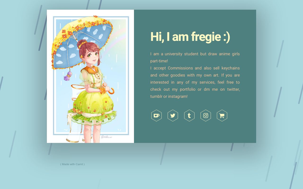 Fregie's Carrdᕕ( ᐛ )ᕗ